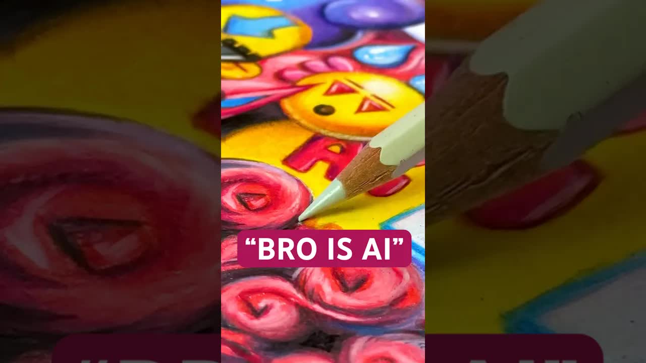 ai art? lion-turtle doodle art process