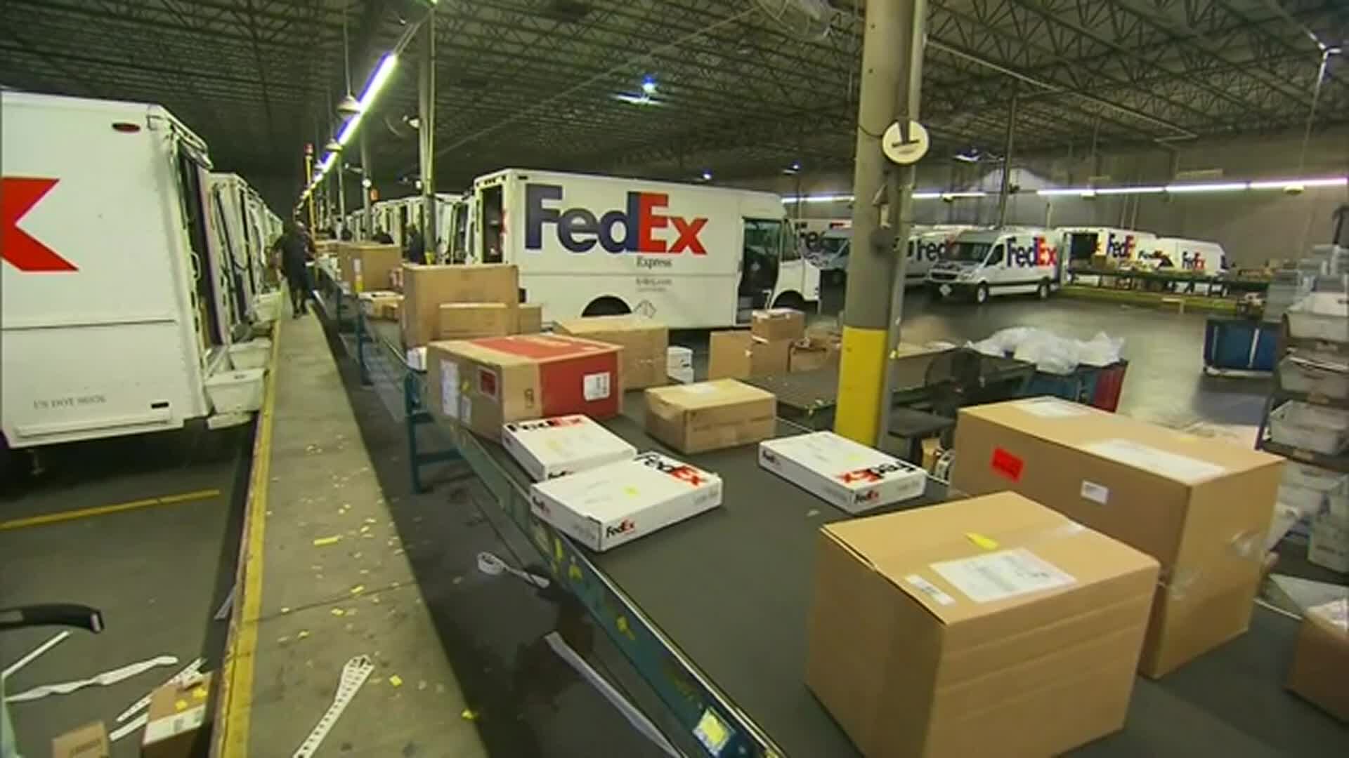 FedEx employee hospitalized after fire at World Hub