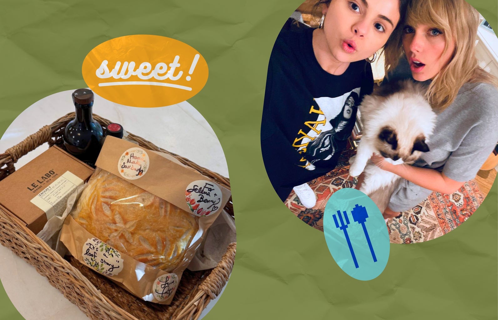 Taylor Swift Gifts Sourdough Loaf To Selena Gomez & Benny Blanco