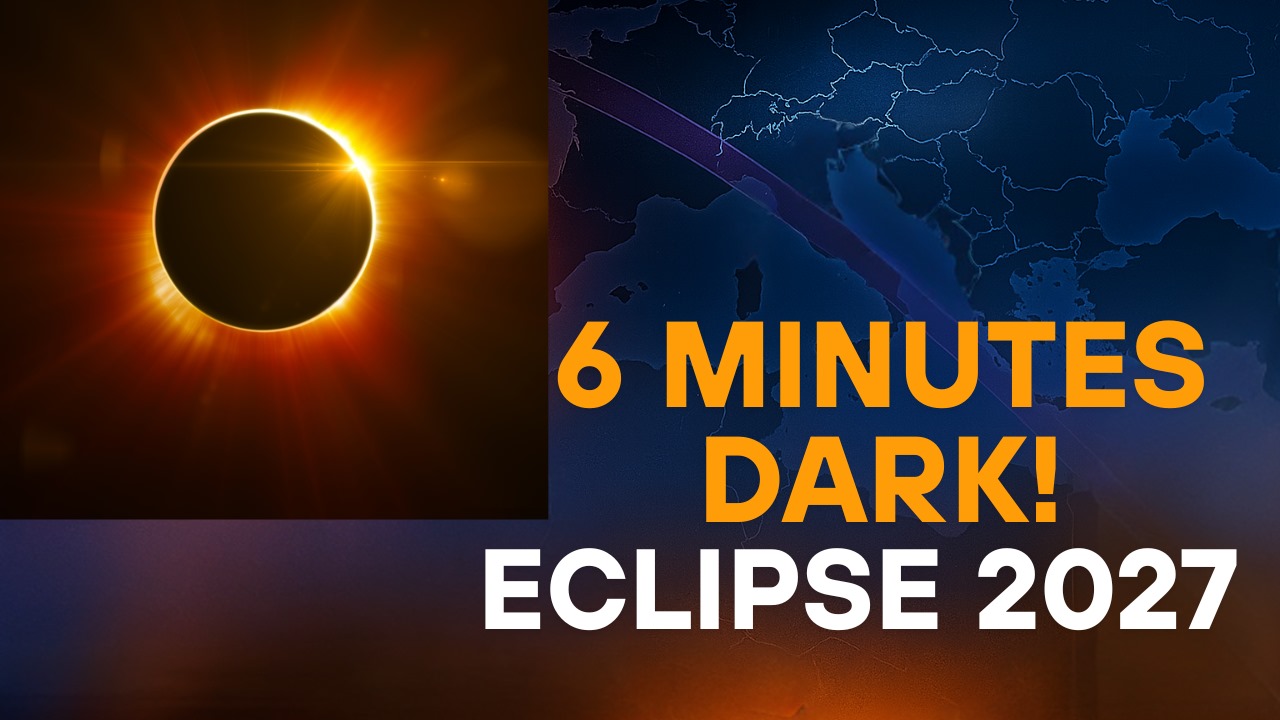 Sky Turns Black for 6 Minutes in 2027’s Eclipse of the Century