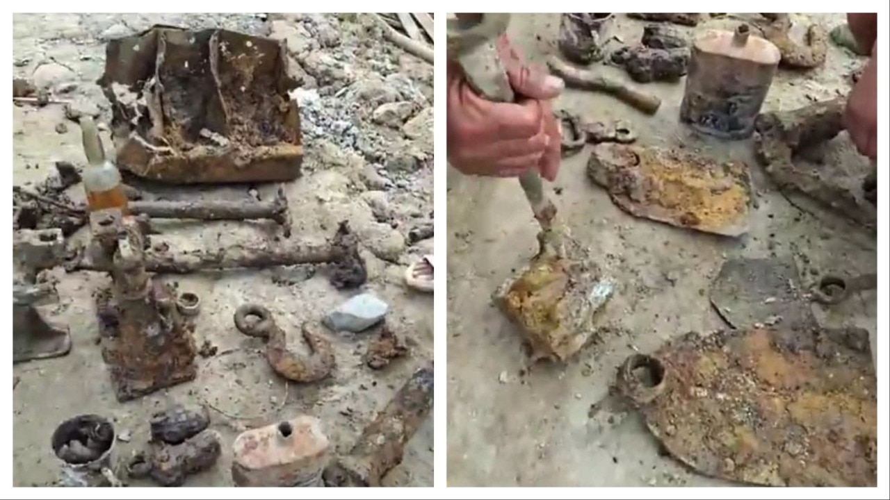 World War 2 military relics unearthed in Manipur during construction work