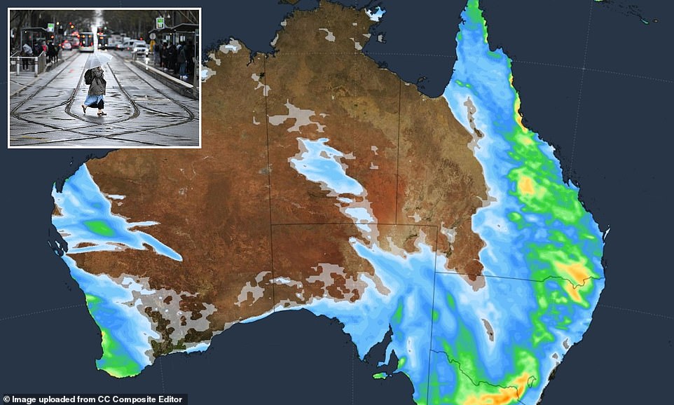 Huge rain band set to drench millions of Australians this week