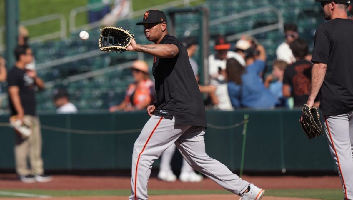 Giants' Rafael Devers making first MLB start at first base Tuesday vs ...