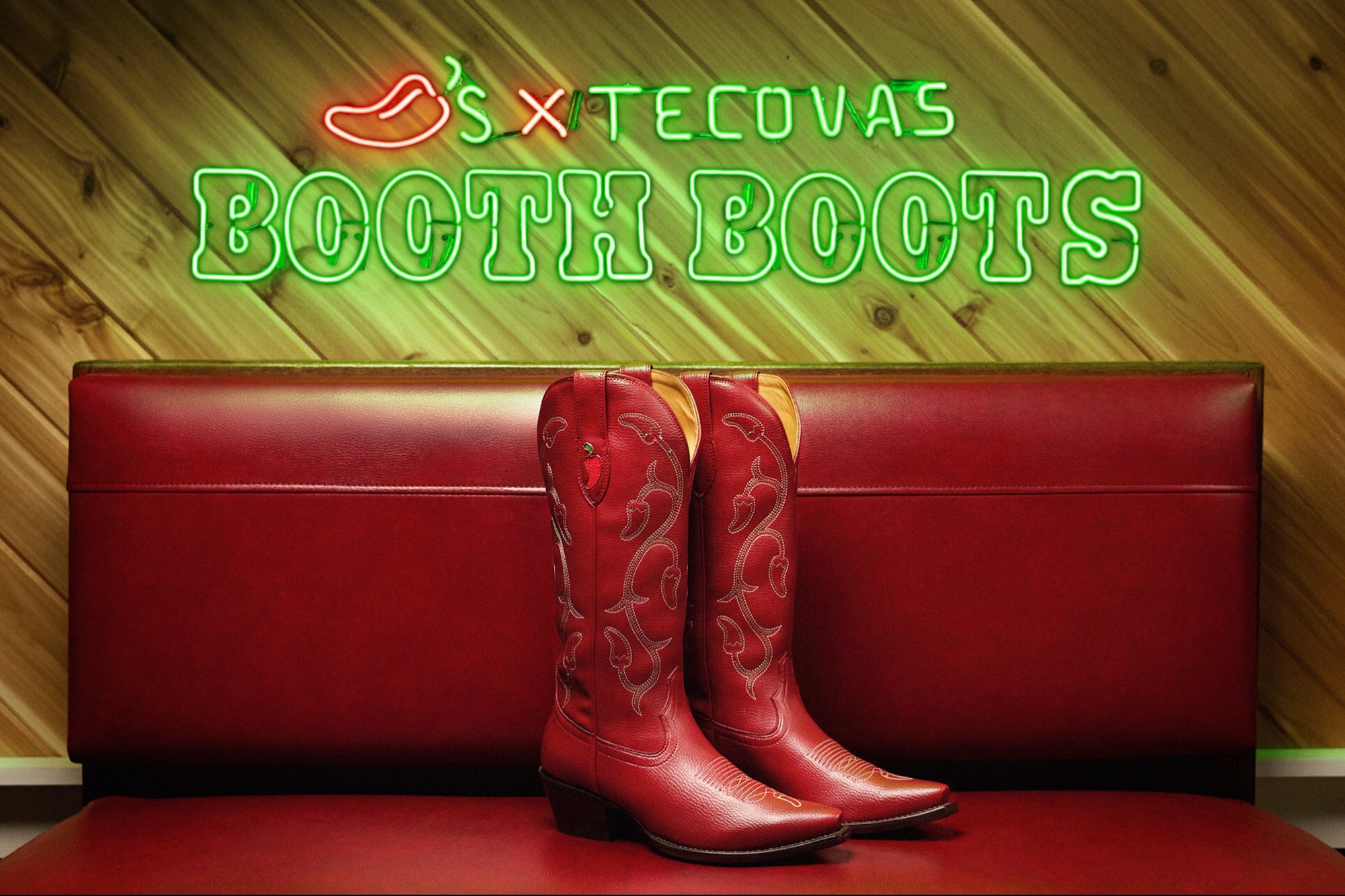 Chili's Is Selling Boots Made from Its Red Booths — And It Will Cost ...