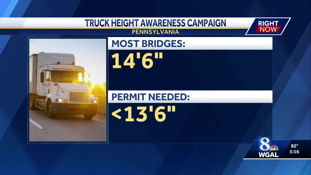 Truck height awareness campaign
