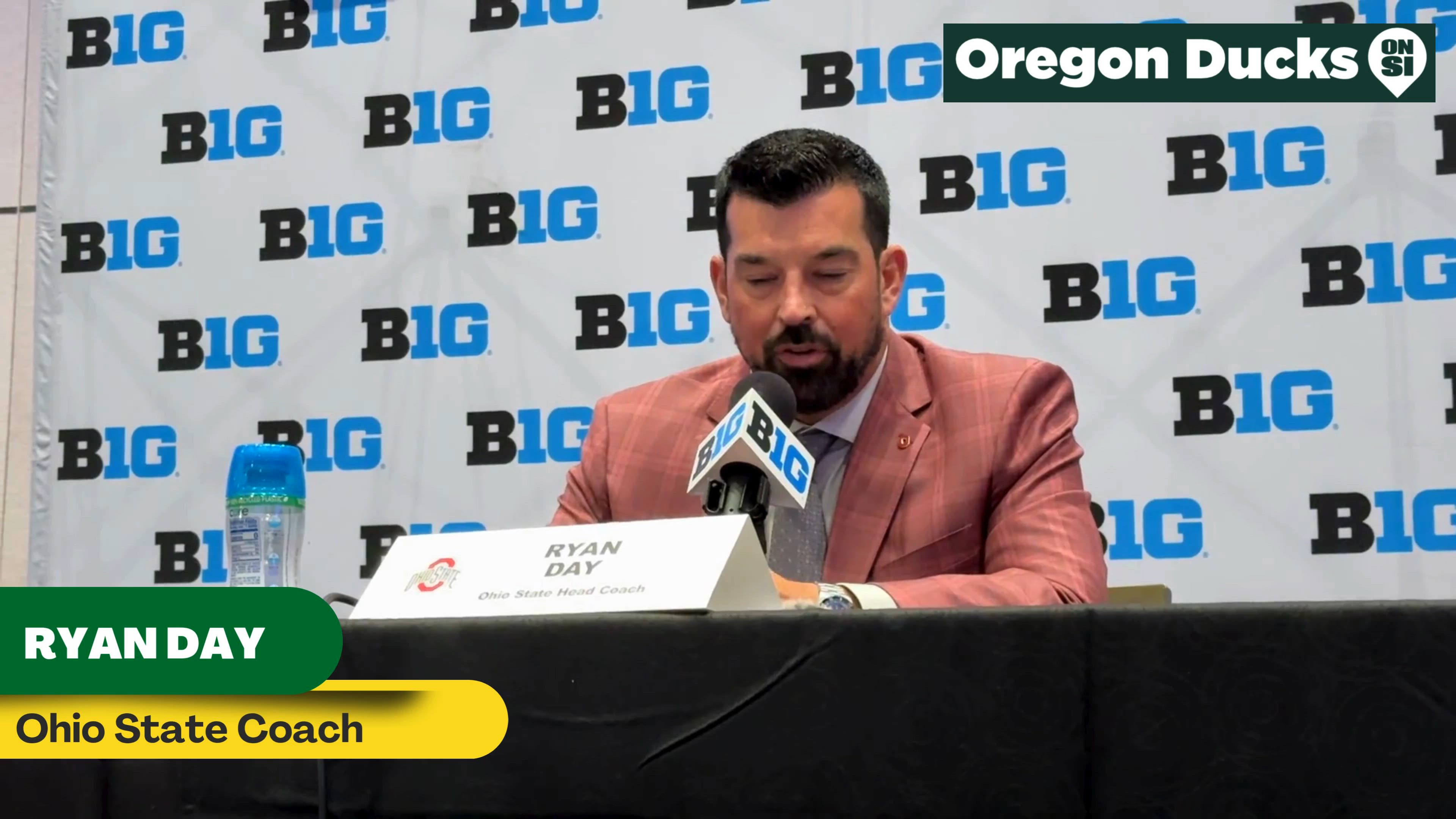 Ohio State Buckeyes' Ryan Day Addresses Respect For Oregon Ducks' Coach ...