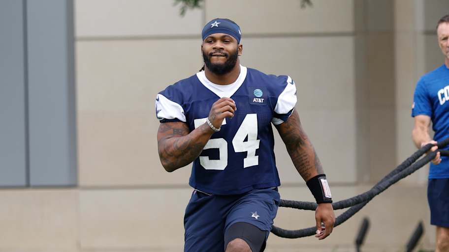 Sam Williams brought to tears in return to Cowboys training camp