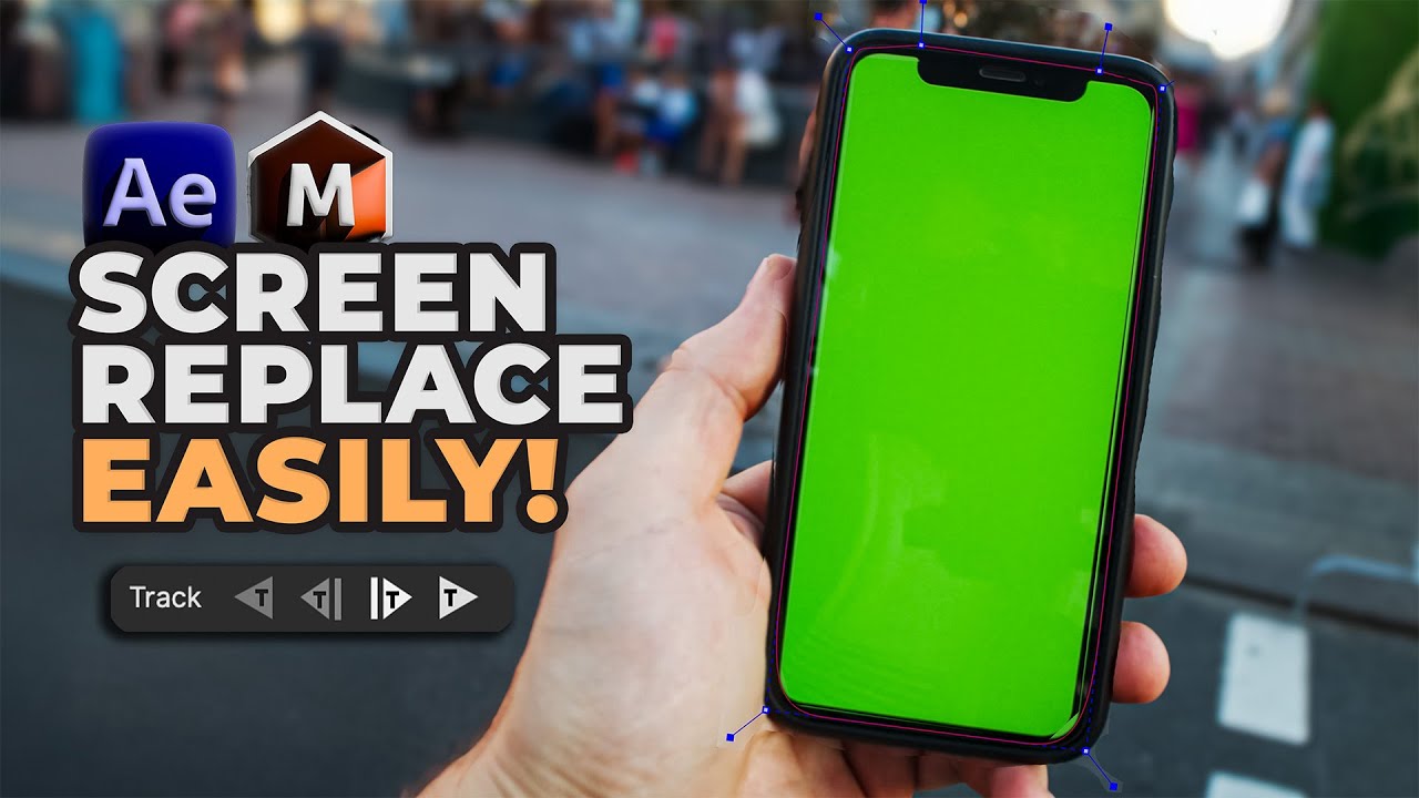 Flawless Screen Tracking & Replacement With After Effects + Mocha