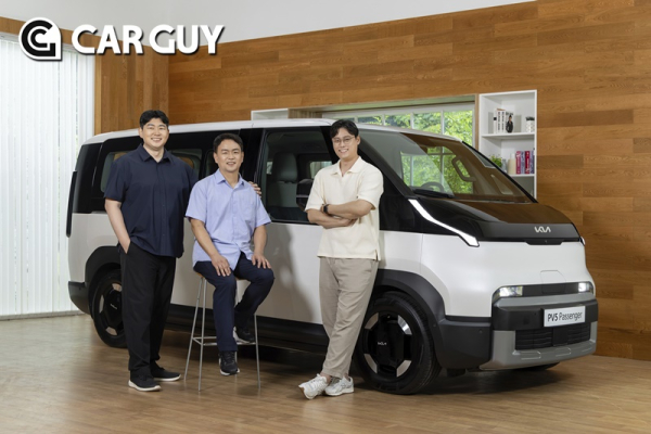 Kia PV5 Tech Day, the all-time commercial car..Box-shaped space is ...