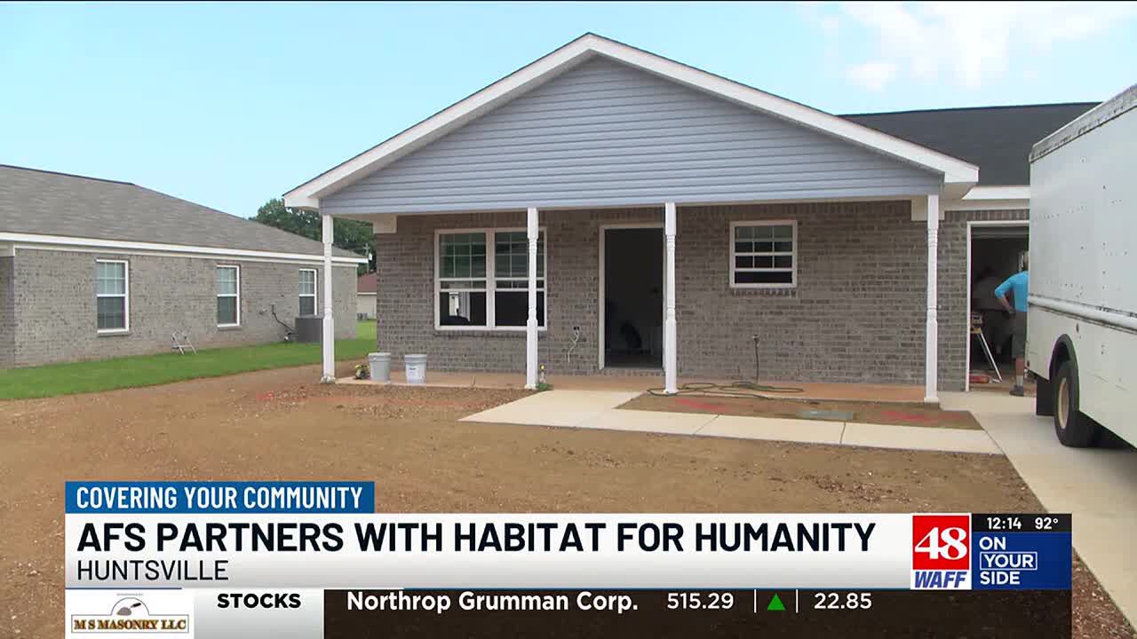 Local repair company teams up with Habitat for Humanity to build home in Huntsville
