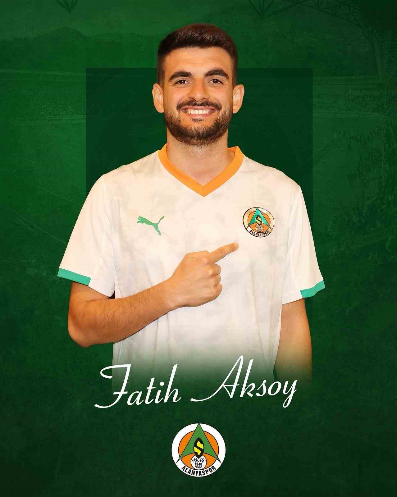 Alanyaspor, Fatih Aksoy ile 2 yıllık sözleşme imzaladı