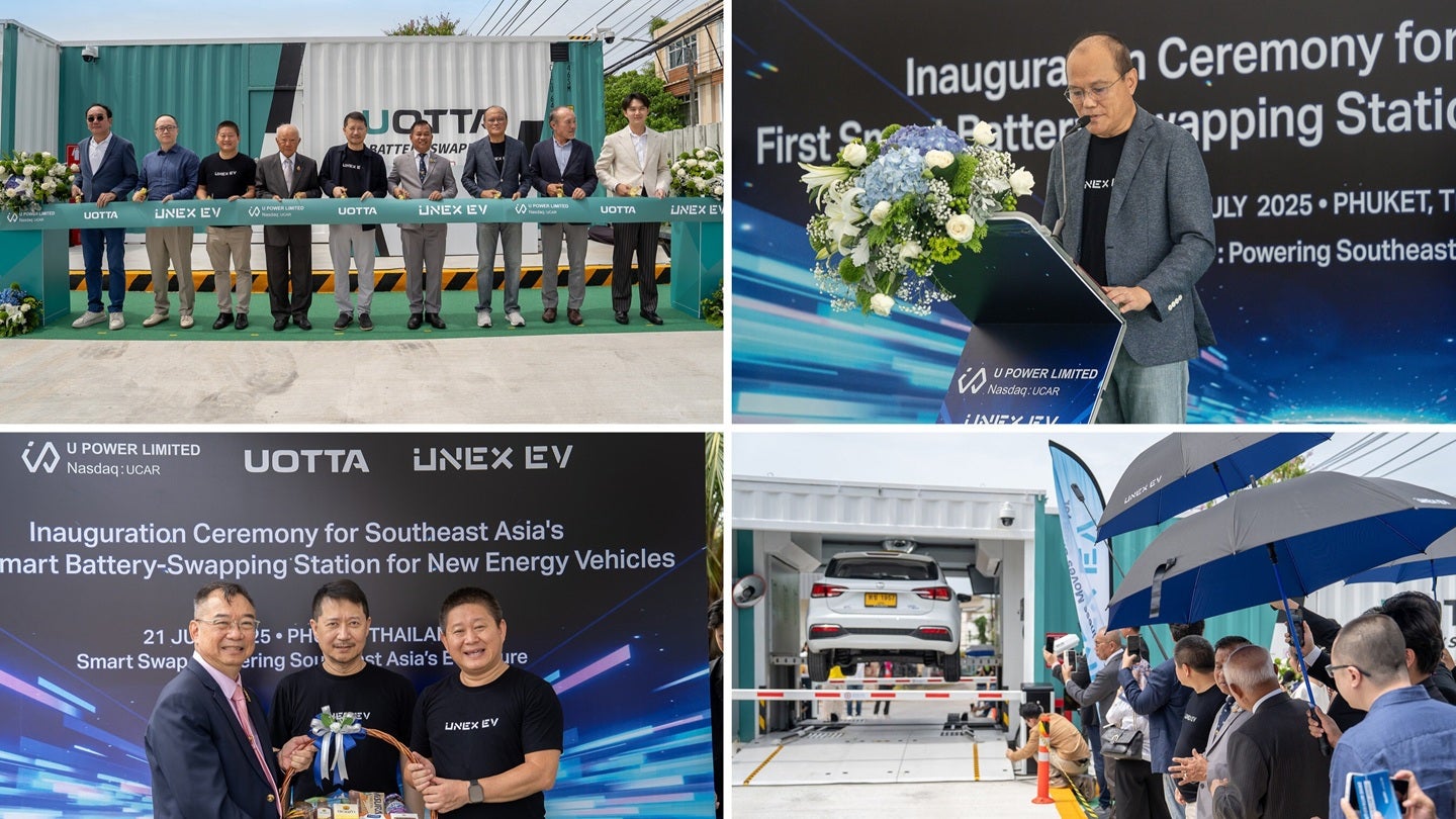 U Power inaugurates smart battery-swapping station in Thailand