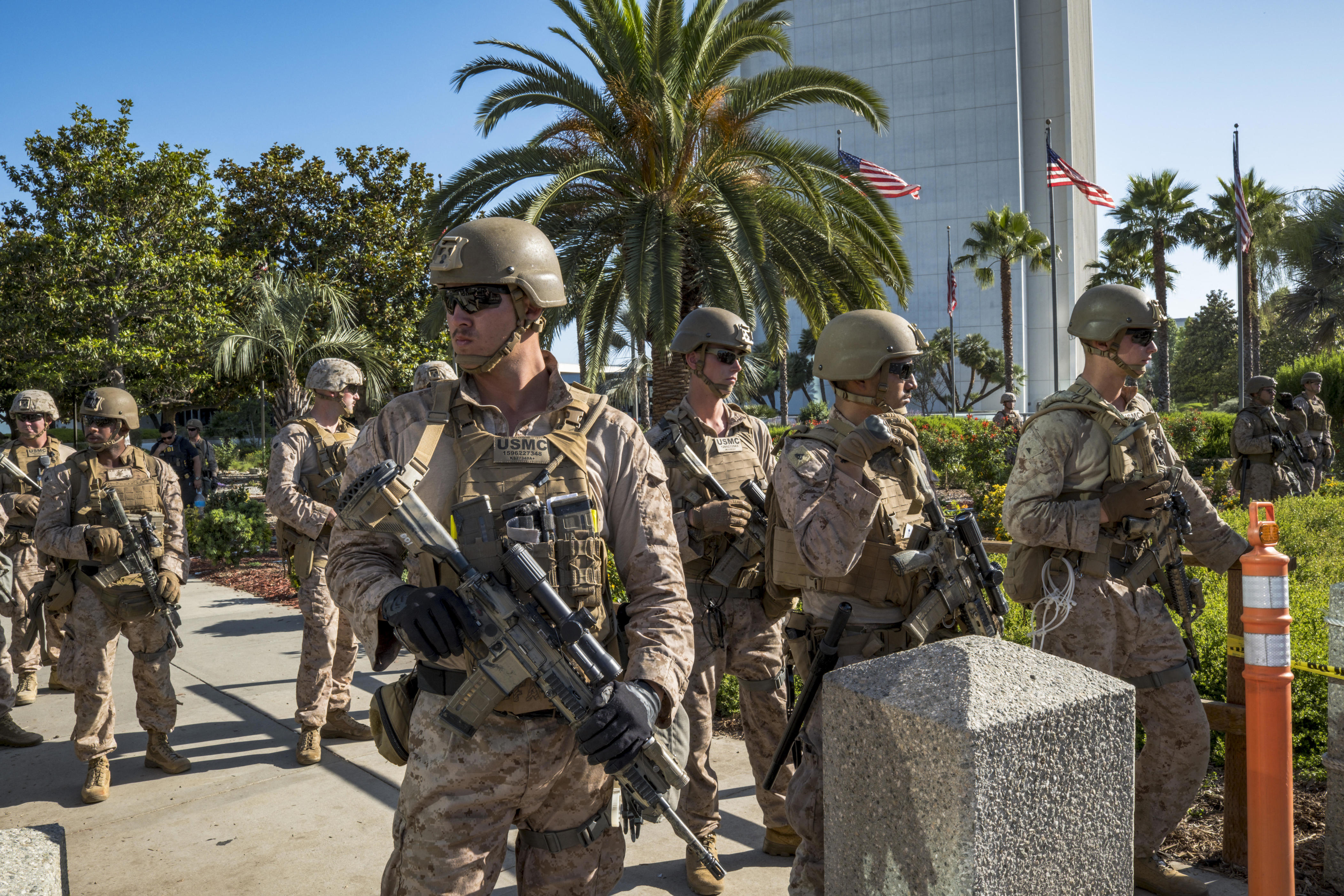 Roughly 700 Marines to Be Sent Home After Deployment to LA