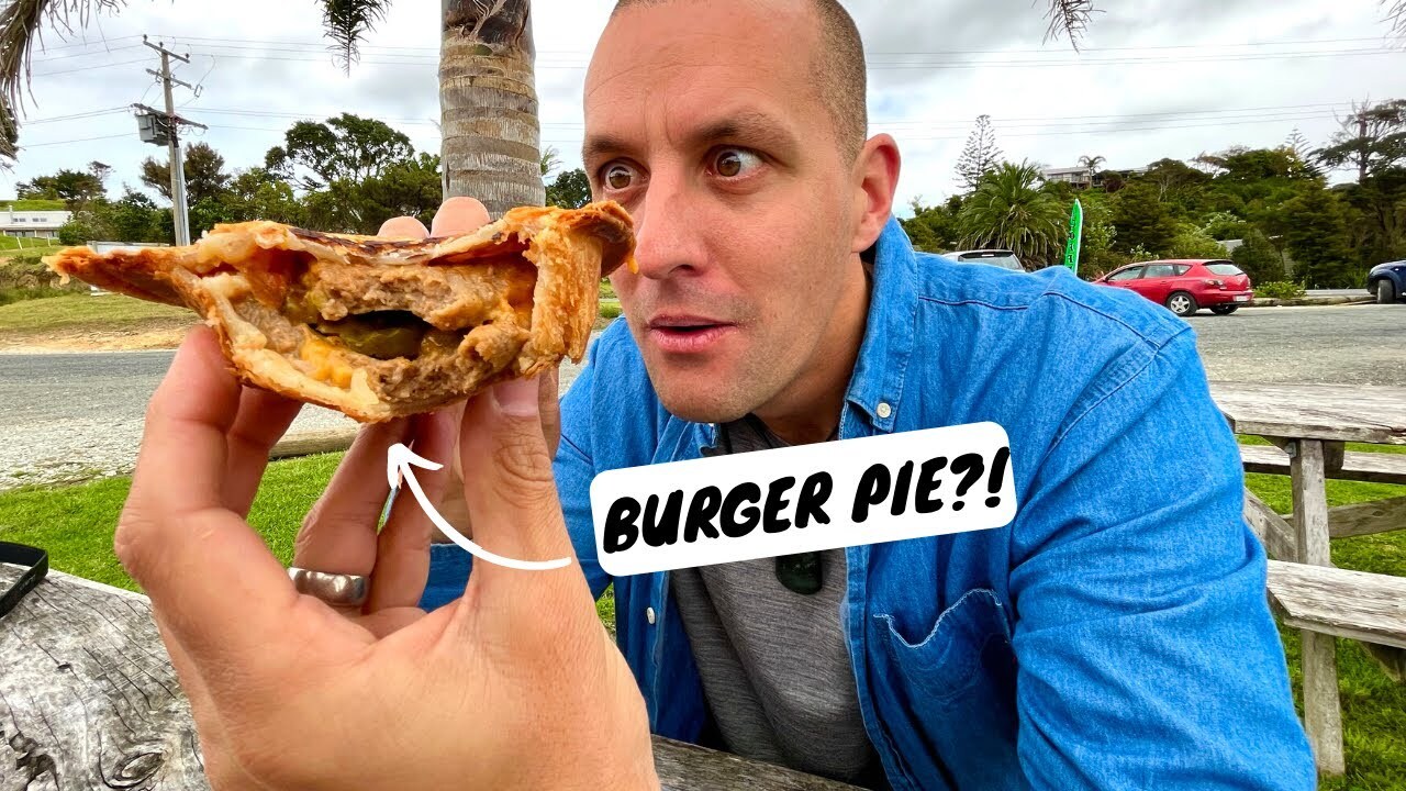 BURGER PIE?! + New Zealand's most famous fish and chip shop | Massive ...