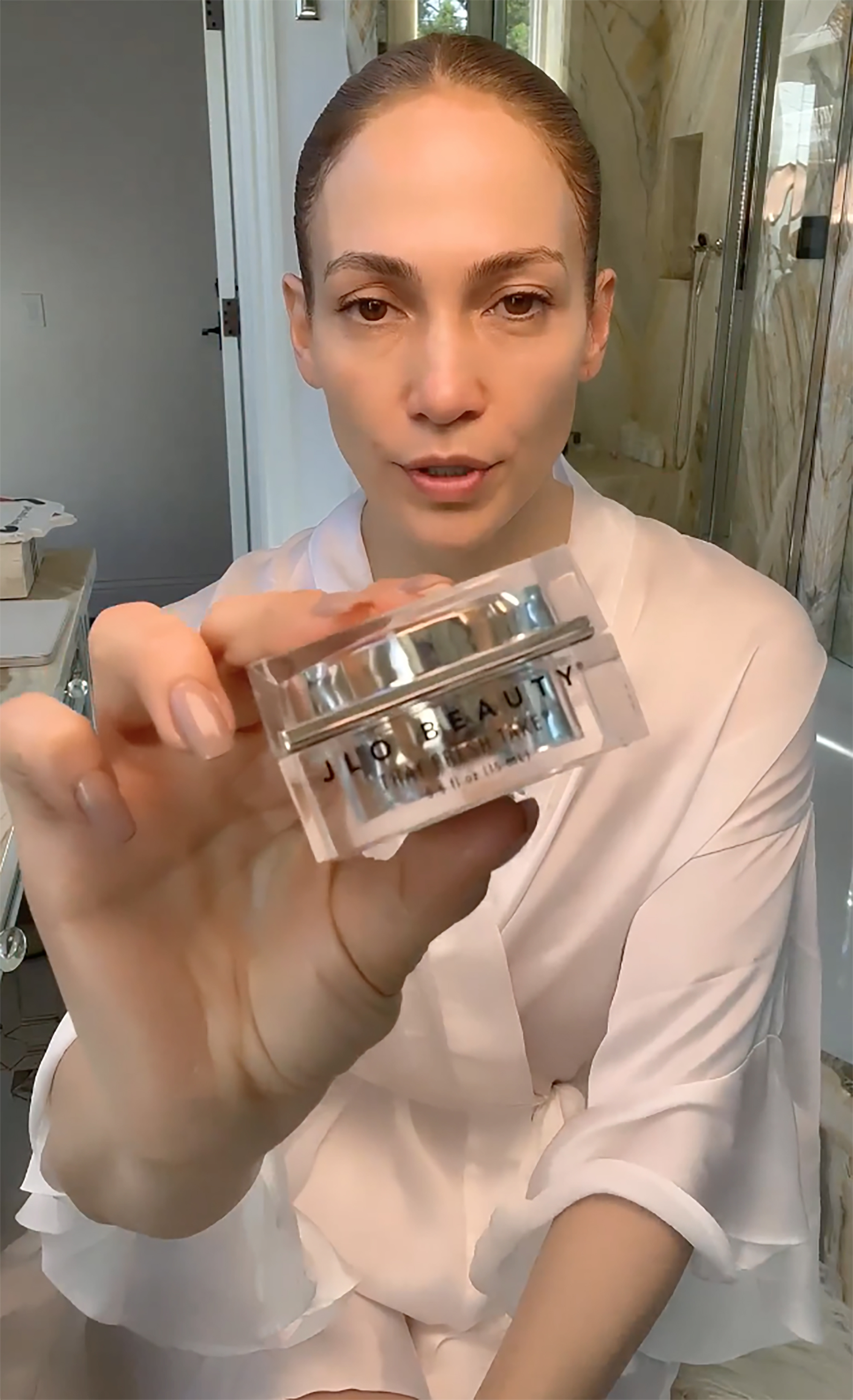 Jennifer Lopez responds to accusations she doesn’t actually use her skincare brand