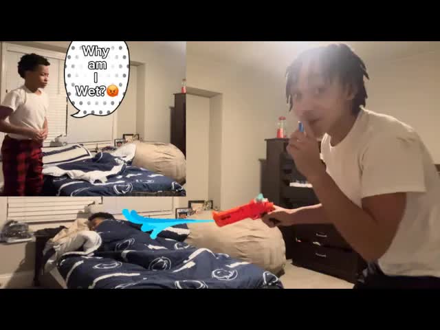 WATER GUN PRANK