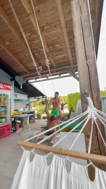 Man Falls After Swing Snaps
