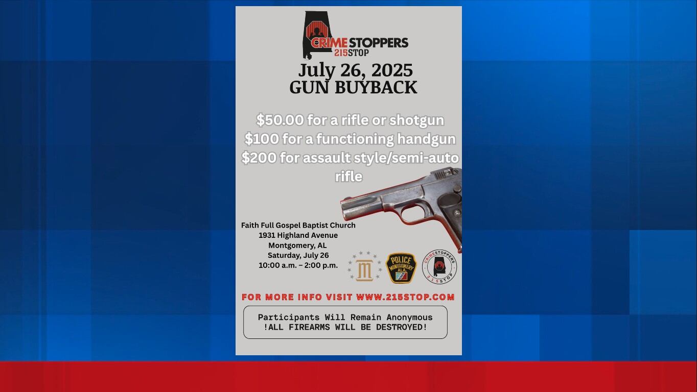 CrimeStoppers to host second Gun Buyback event of 2025