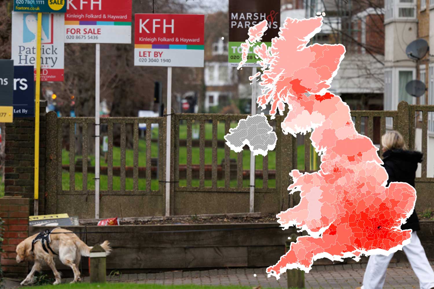 Map shows 'sky-high' cost of renting near you – and where it's getting ...
