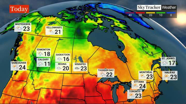 Massive rainfall in Calgary causes chaos during busy morning commute