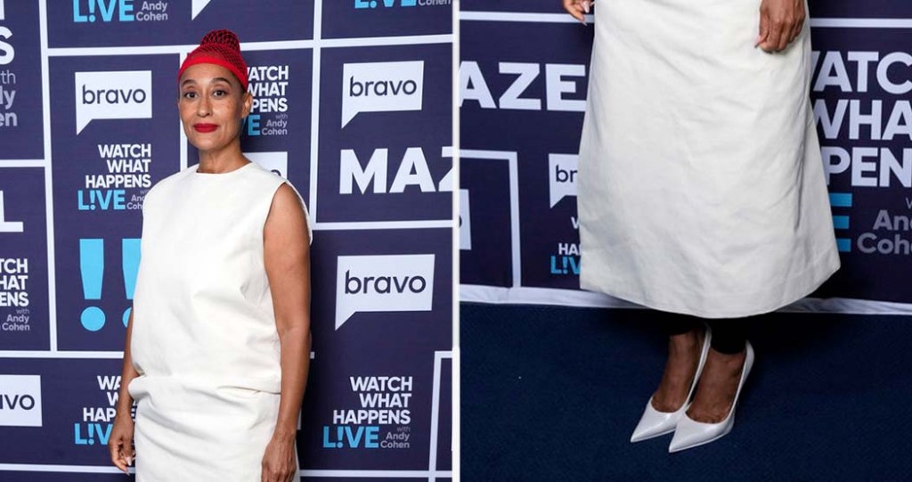 Tracee Ellis Ross Taps Into Her Shoe Archive With White So Kate ...