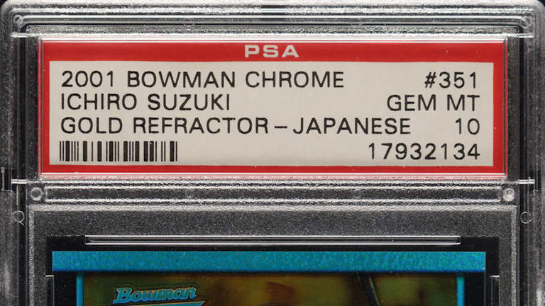 One-of-a-Kind Ichiro Baseball Card is Headed to Auction Block