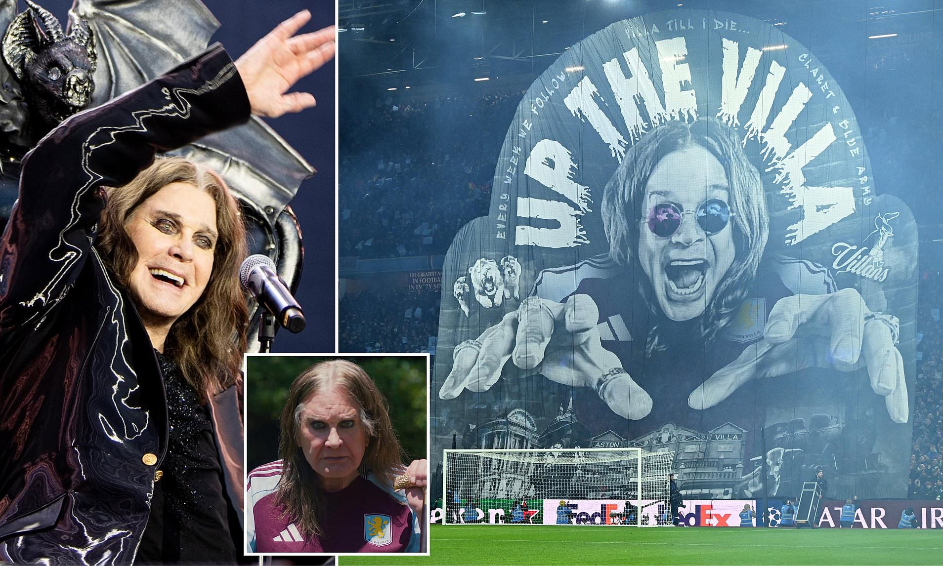 Ozzy Osbourne's 'special connection' marked by Aston Villa after Black ...