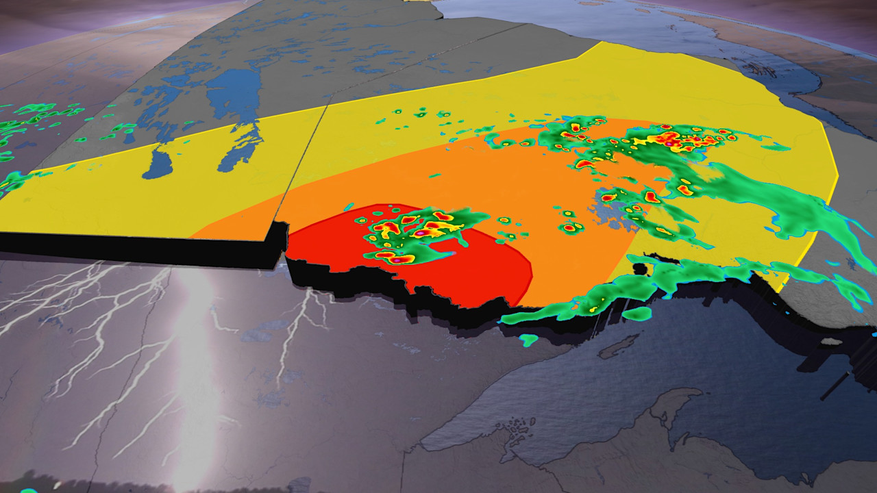 Supercells possible with severe storm setup in northwestern Ontario