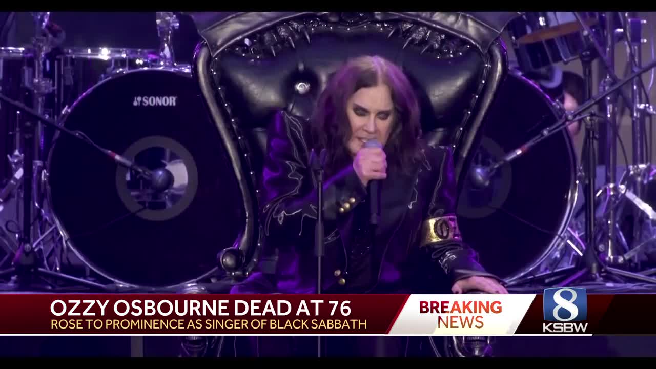 Legendary rocker Ozzy Osbourne dies at 76