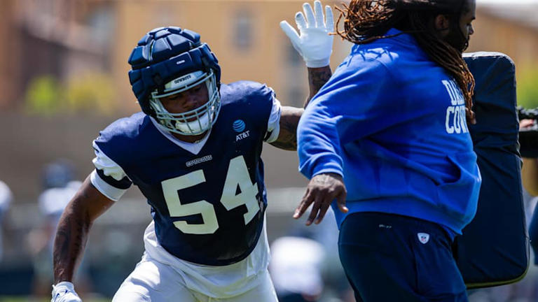Sam Williams brought to tears in return to Cowboys training camp