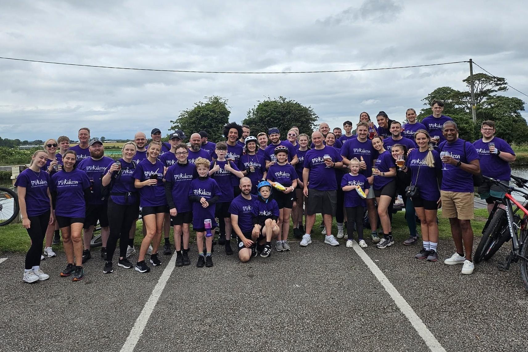 Thousands of pounds raised for children's cancer charity in bike ride ...