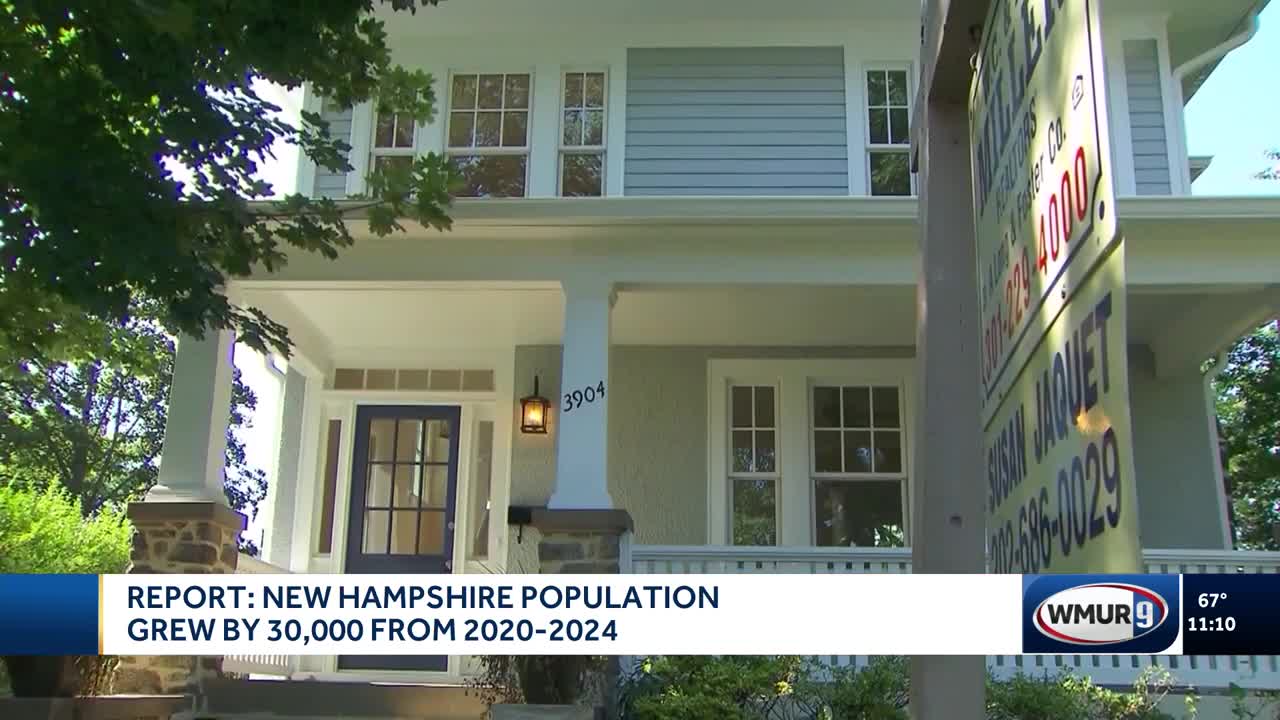 Report: New Hampshire population grew by 30,000 from 2020-2024