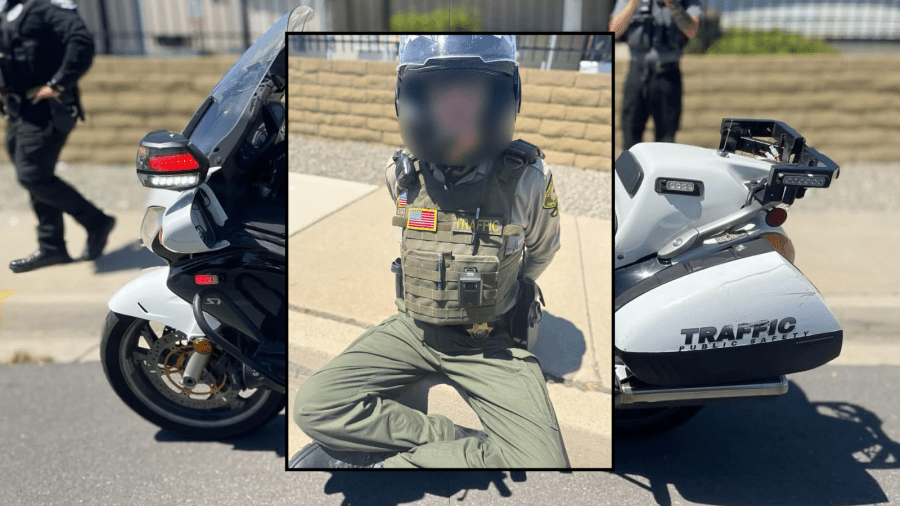 Armed motorcycle cop was actually impersonator with felony convictions ...