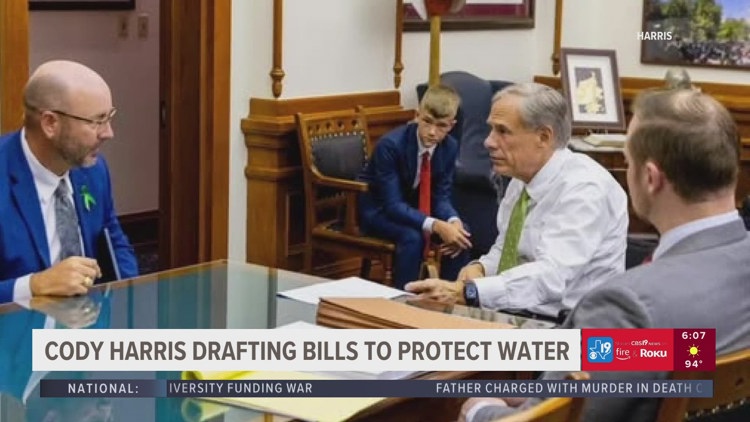 State Rep. Cody Harris drafting bills to protect groundwater in East Texas