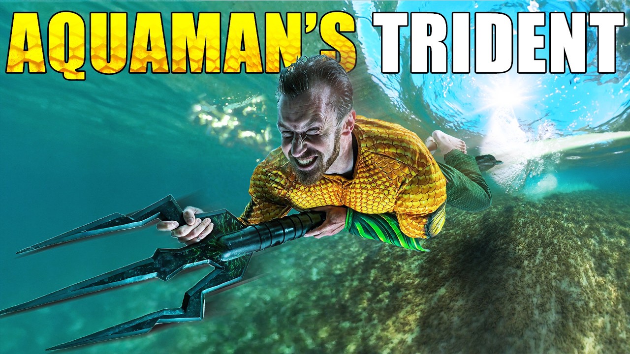 We Built a Jet-Powered Trident Inspired by Aquaman!