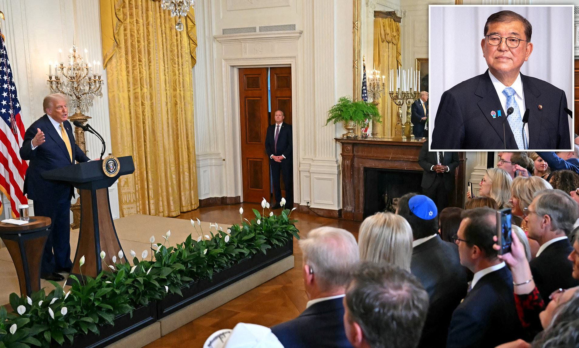 Trump announces 'largest deal in history' with Japan