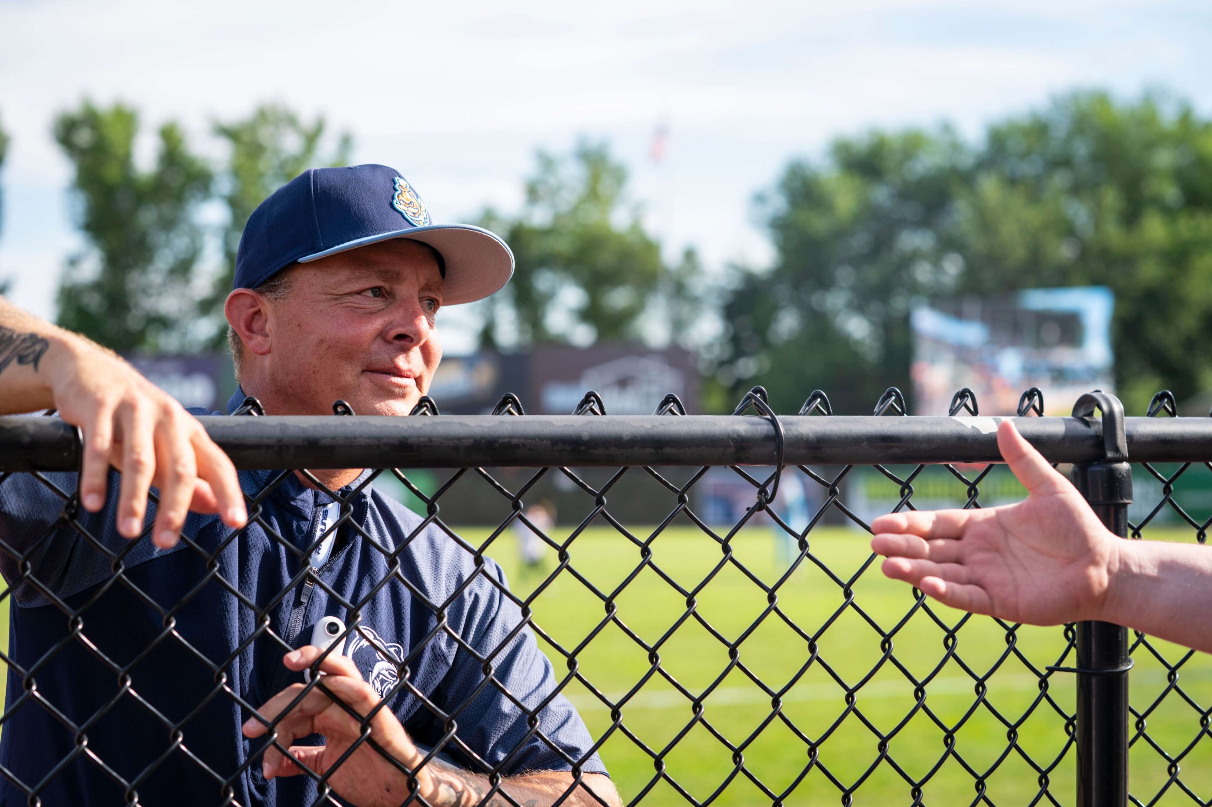 Retired Detroit Tigers legend coaches Kalamazoo Growlers for a day