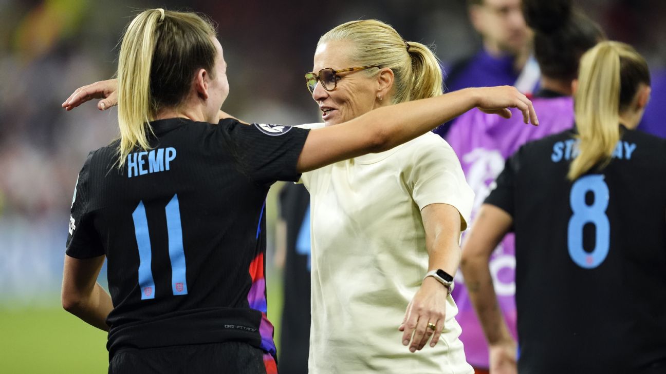 England squad: Lauren Hemp recalled, Lauren James, Hannah Hampton absent