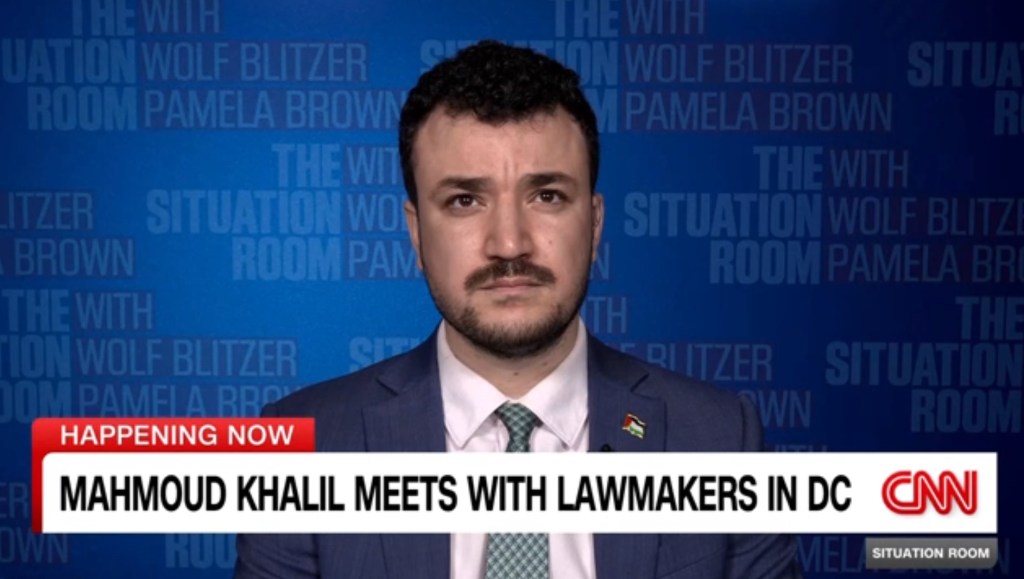 Anti-Israel protester Mahmoud Khalil repeatedly refuses to condemn ...