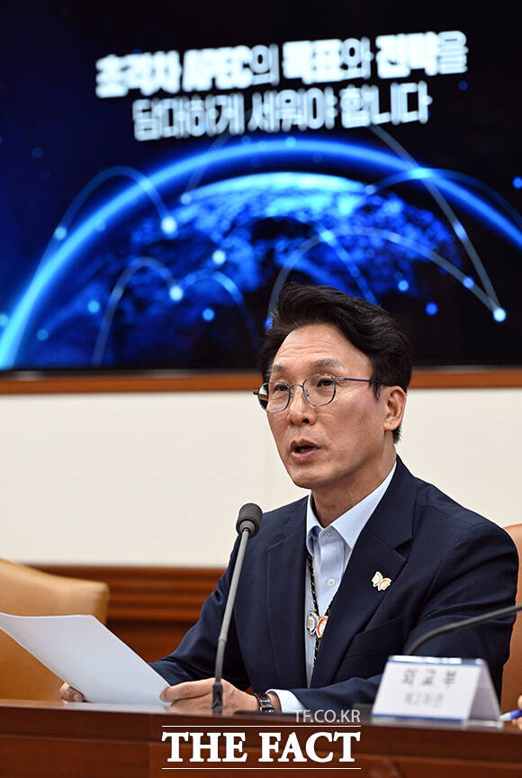 김민석 총리 "K-APEC 결국 국민이 합니다" [TF사진관]