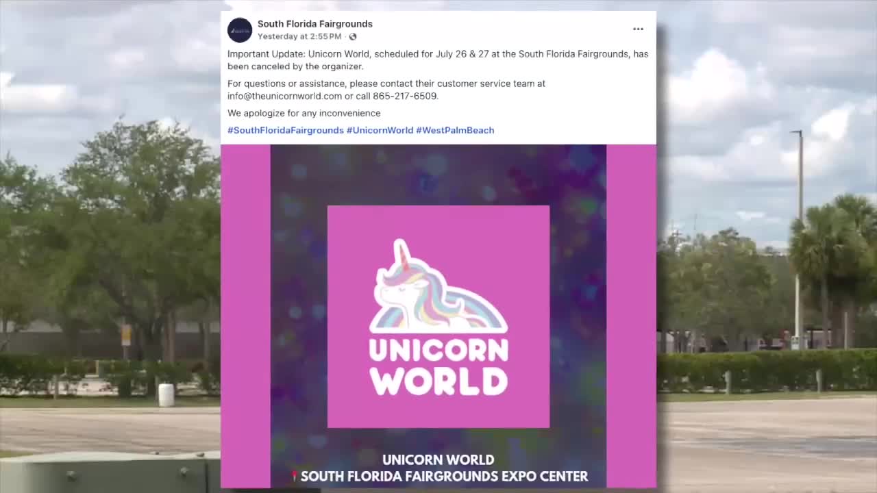 'Unicorn World' event canceled, leaving customers without refund or ...