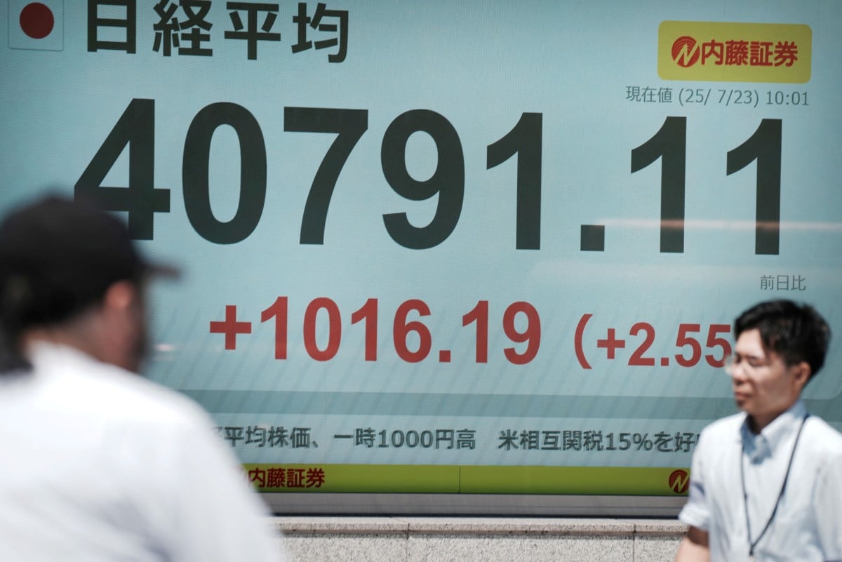 Tokyo’s Nikkei leads Asian rally after Japan-US trade deal