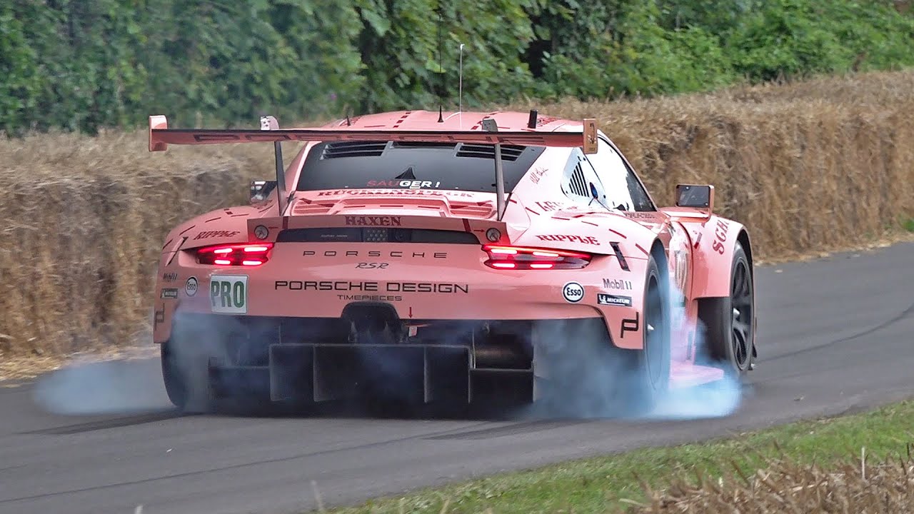 Porsche 911 RSR GTE Pink Pig – Insane Exhaust Sounds from a Racing Legend