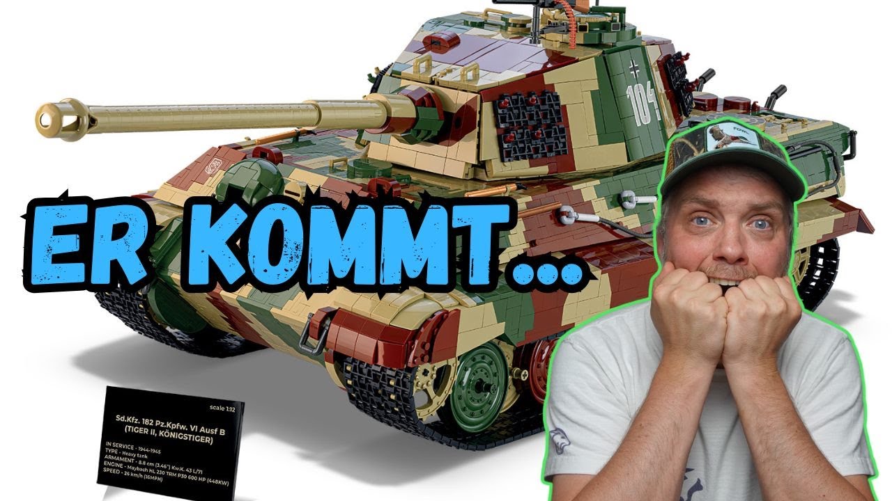 Er wird groß, 11000 Teile groß - Cobi 2808 Königstiger Tiger 2