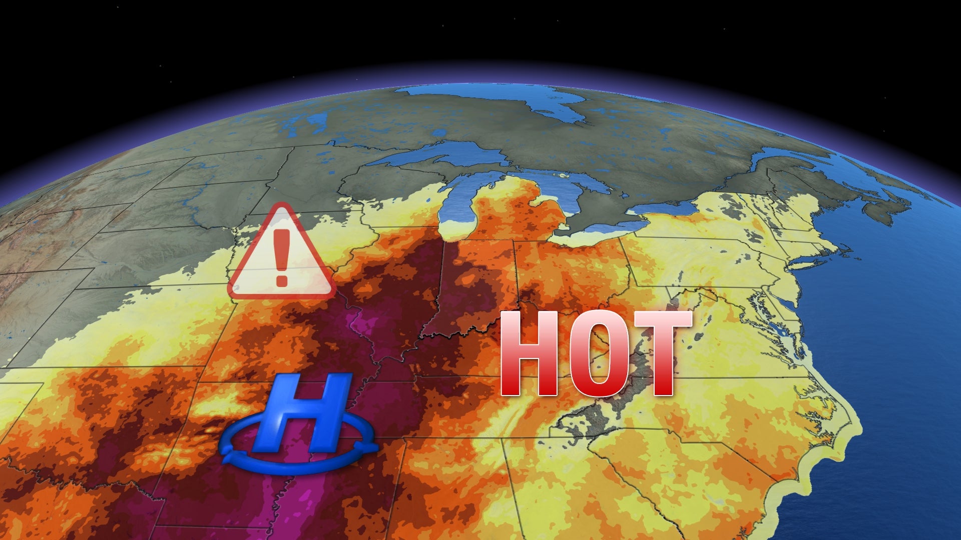 Heat wave to bring scorching temperatures and high humidity to central ...