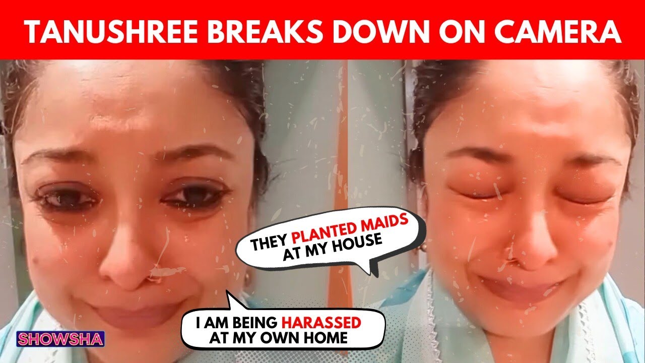 Tanushree Dutta Breaks Down In SHOCKING Video; Says She Is Facing ...