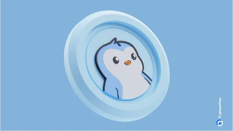 Pudgy Penguins (PENGU) extended its rally to $0.044, with expectations for additional growth.