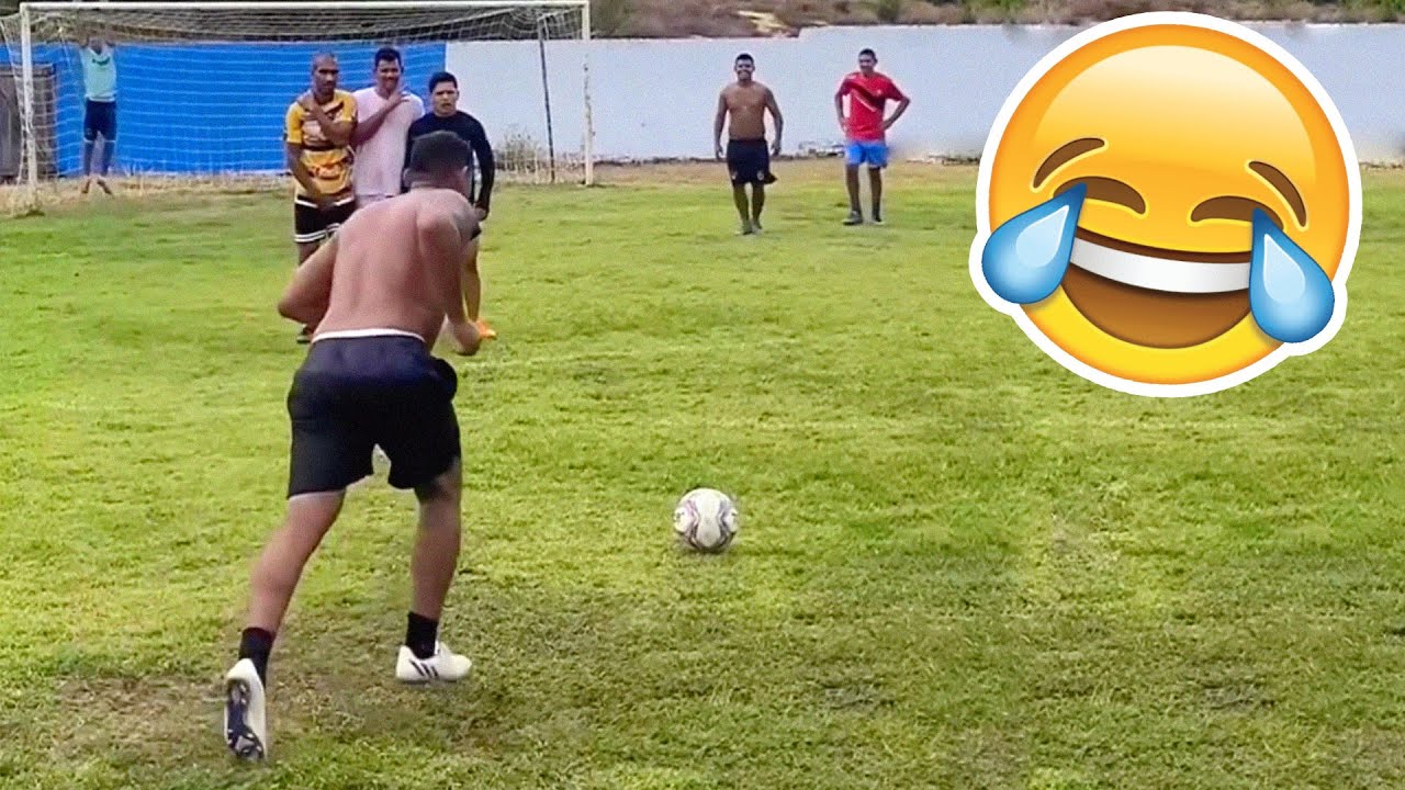 Precise Soccer Nutmeg in One Move