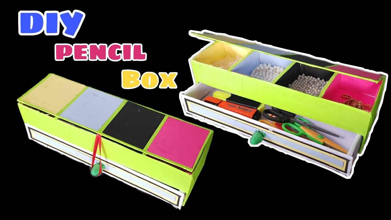 Best Out of Waste from Waste Boxes - Pencil Holder from Waste Box
