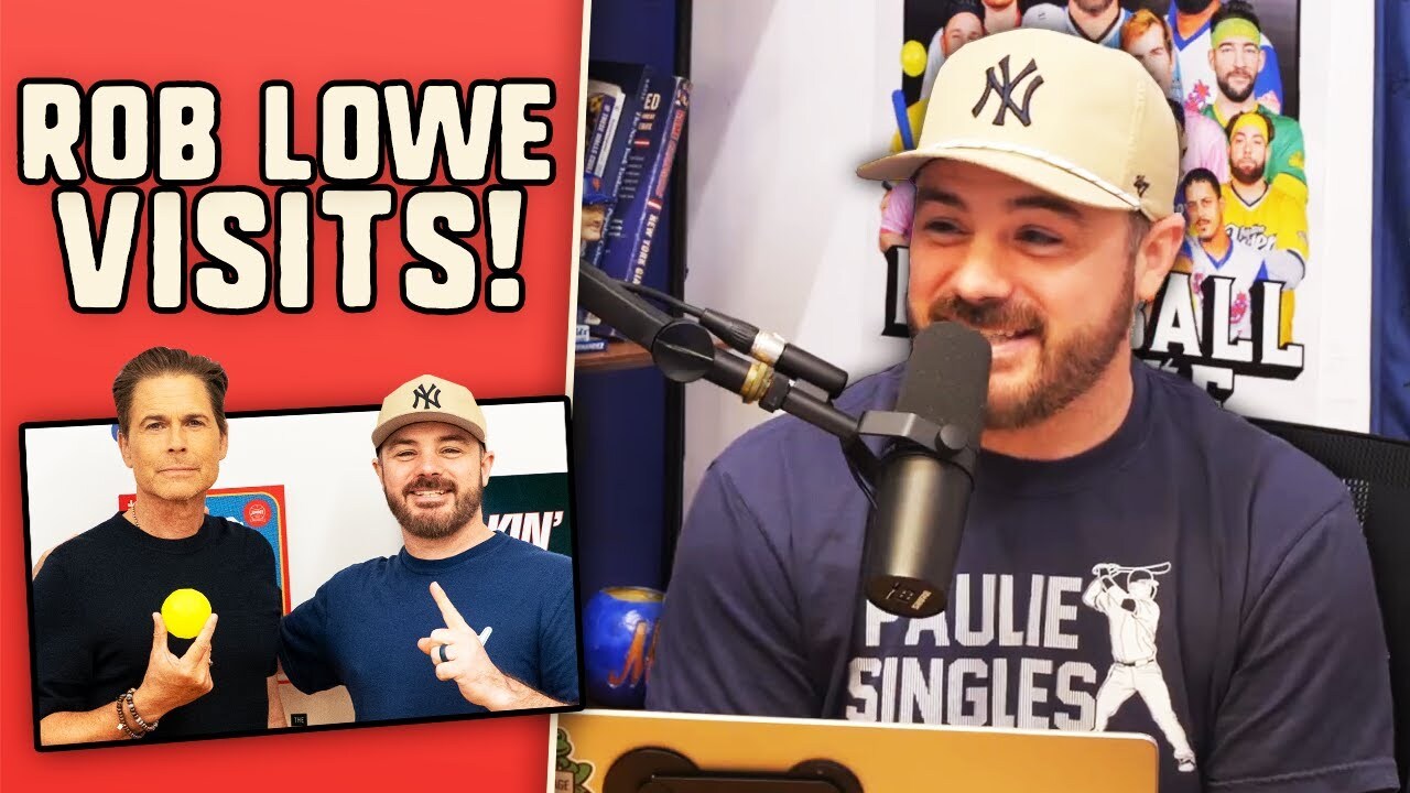 Rob Lowe visited the Jomboy Media office!